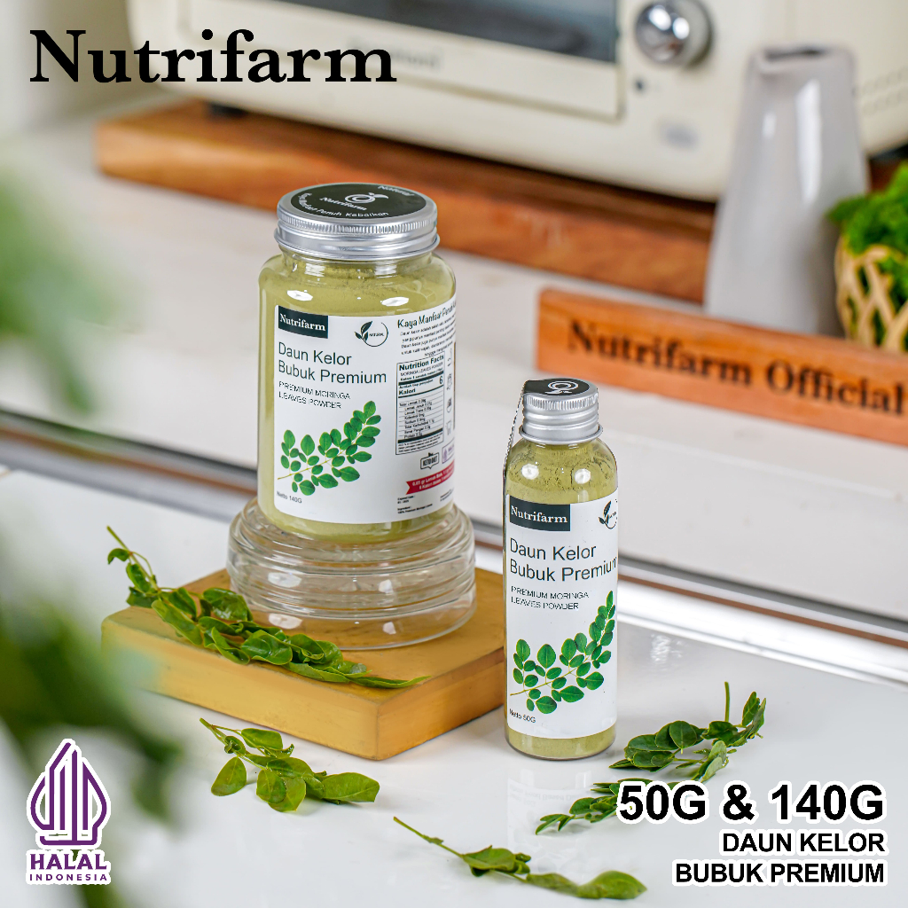 Jual Nutrifarm Daun Kelor Bubuk 50 gr 140 gr | Shopee Indonesia
