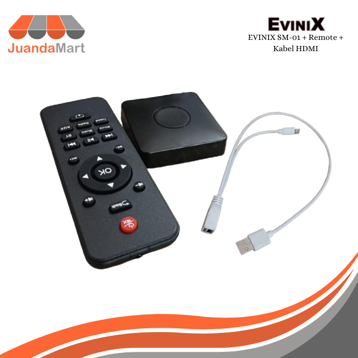 Jual ANYCAST EVINIX SM-01 + REMOTE + KABEL HDMI | Shopee Indonesia