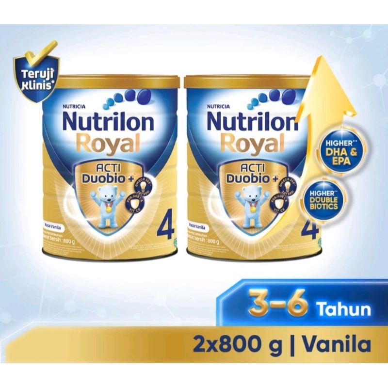 Jual Nutrilon royal 4 (800gr x 2)vanila atau madu | Shopee Indonesia