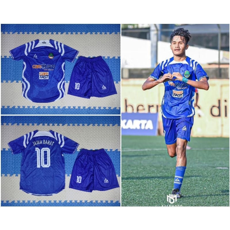 Jual Jersey Pra PON Jawa Barat 2023 - 2024 Tim Sepakbola Putra | Shopee ...