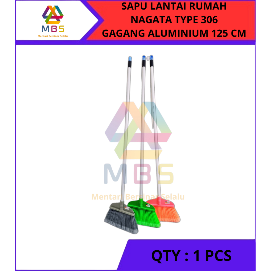 Jual NAGATA 306 SAPU LANTAI RUMAH GAGANG ALUMINIUM UKURAN 43 X 28 X 105 ...
