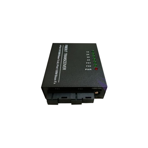 Jual Media Converter 2 Port FO 4 Port LAN 10/100 Full Casing | Shopee ...