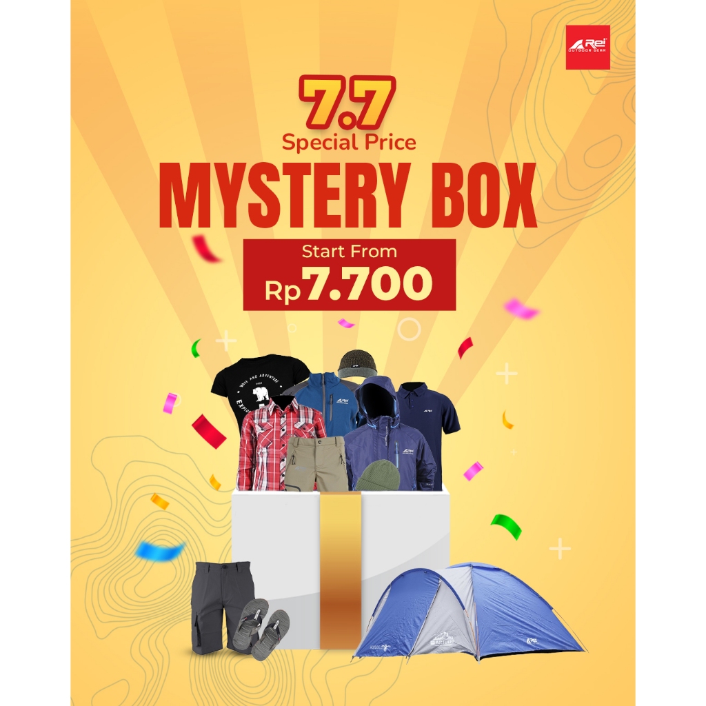 Jual Arei Mystery Box Hadiah Misteri Arei Outdoorgear | Shopee Indonesia