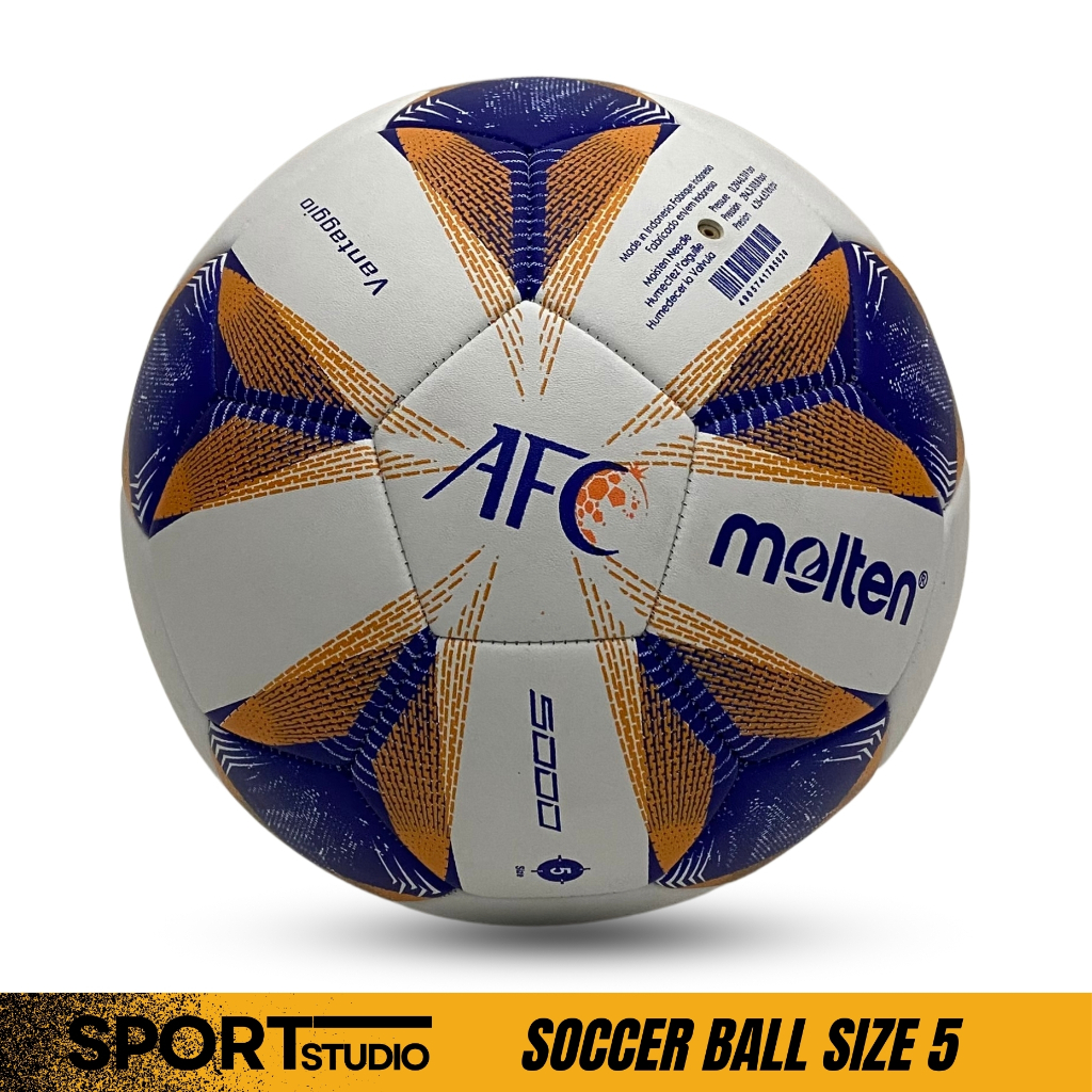 Jual MOLTEN AFC 5000 bola sepak Molten AFC 5000 bola sepak size 5 premium quality | Shopee Indonesia
