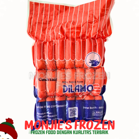 Jual Dilamo Beef Sausage Cocktail 900gr - Sosis Sapi | Shopee Indonesia