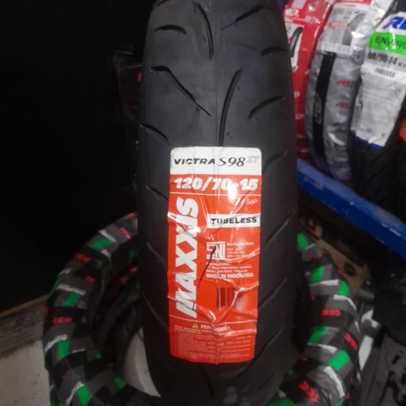 Jual BAN MAXXIS VICTRA S98ST 120/70-15 TUBELESS | Shopee Indonesia