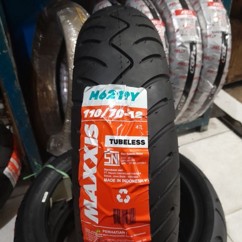 Jual BAN MAXXIS 110/70-12 M6219Y TUBELESS FAZZIO | Shopee Indonesia
