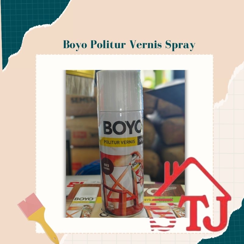 Jual Boyo Politur Vernis Spray | Shopee Indonesia