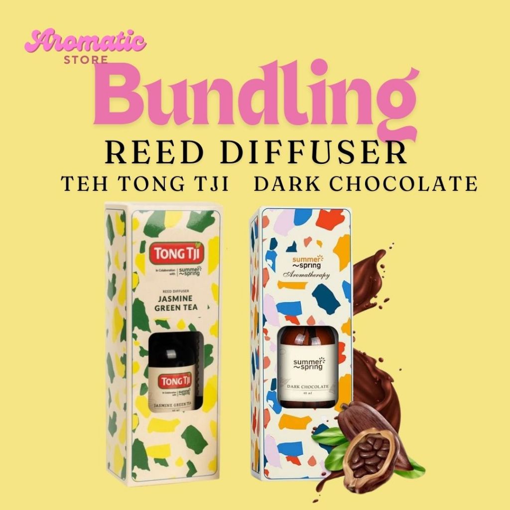 Jual Reed Diffuser Summer Spring Teh Tong Tji dan Dark Chocolate ...