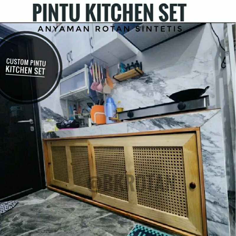 Jual CUSTOM PINTU KITCHEN SET ANYAMAN | Shopee Indonesia