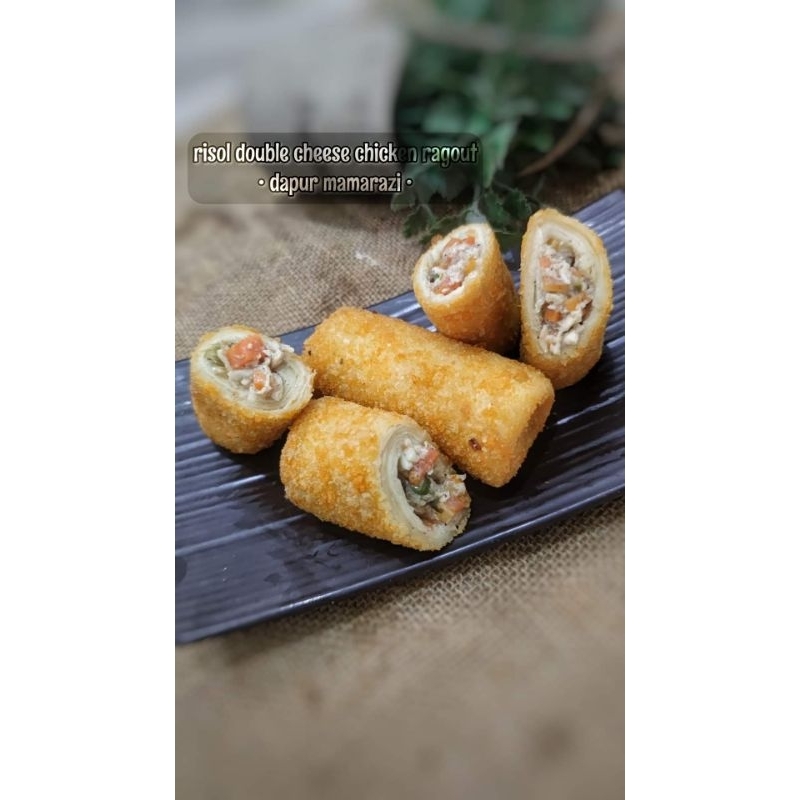 Jual RISOL DOUBLE CHEESE CHICKEN ROGUT FROZEN | Shopee Indonesia