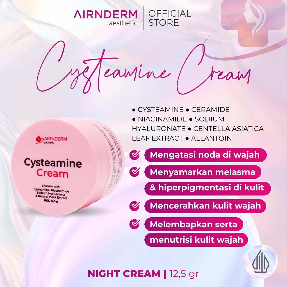 Jual KODE Q1I Airnderm Aesthetic Cysteamine Cream by AIRIN BEAUTY ...