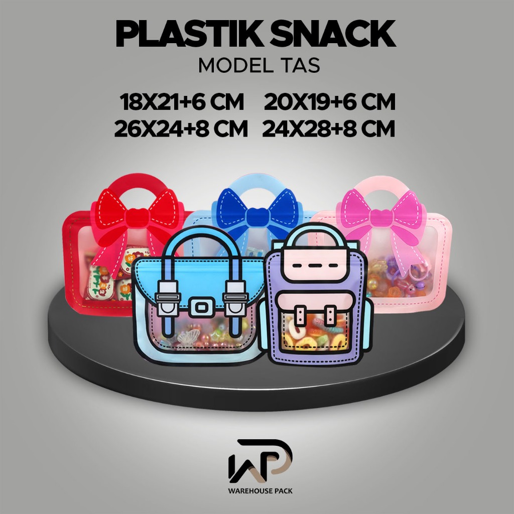 Jual Plastik ziplock Snack Motif Tas | Standing ziplock snack bag | Tas ...