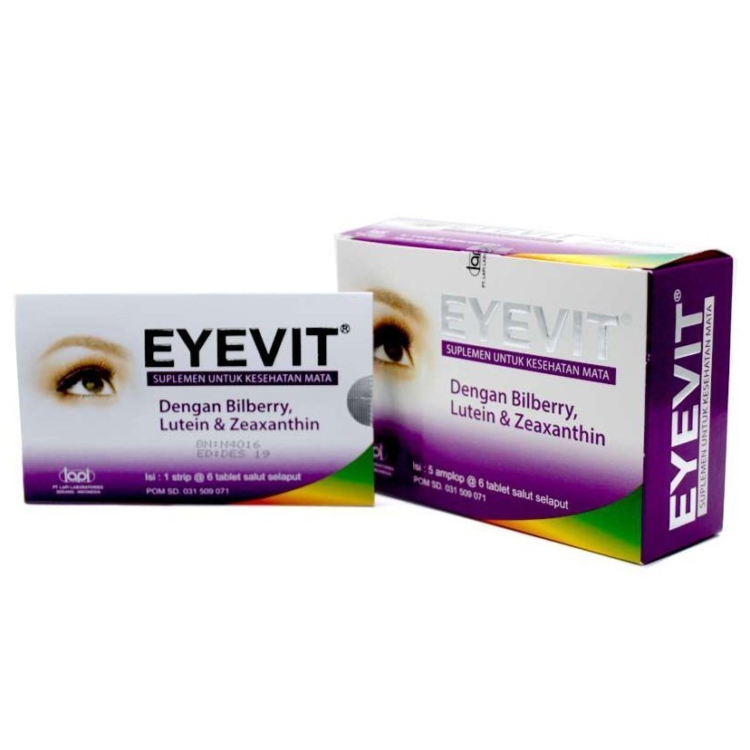 Jual Eyevit Tablet Box isi 30 Kaplet - Vitamin mata | Shopee Indonesia