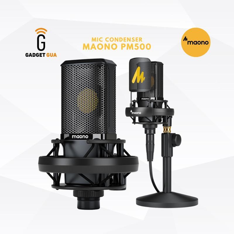 Jual MIC CONDENSER MAONO AU PM500 - LARGE DIAGRAM STUDIO QUALITY SOUND ...