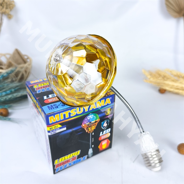 Jual Lampu Music Disco Flexible 4W MS-351 / Bola lampu disco warna RGB ...