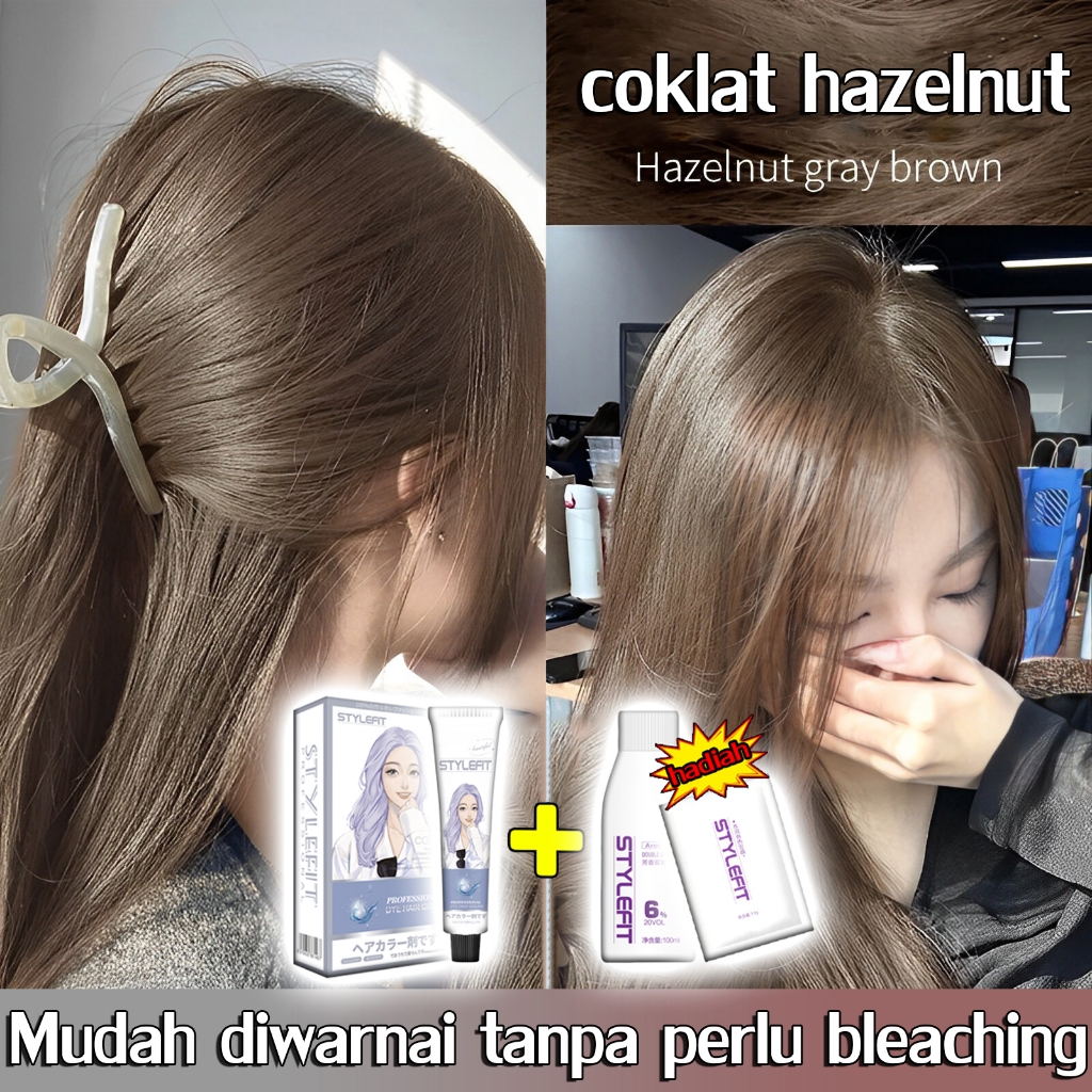 Jual 【100ml gratis 100ml】Tidak perlu pemutihan hair colour pewarna ...