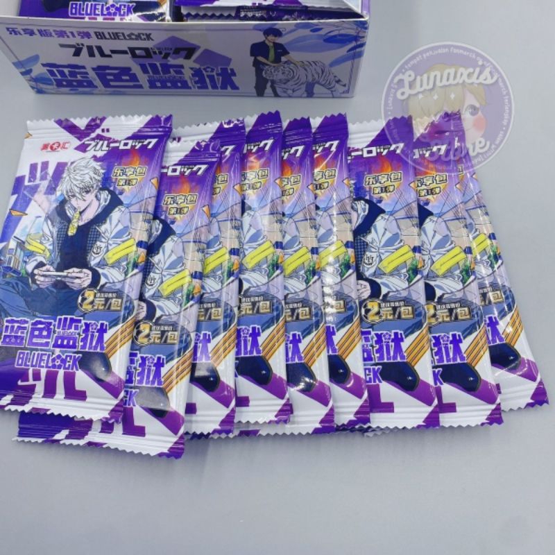 Jual Newest Pack Blue Lock Booster Card Collection edisi ZhaoKaHui Tier ...