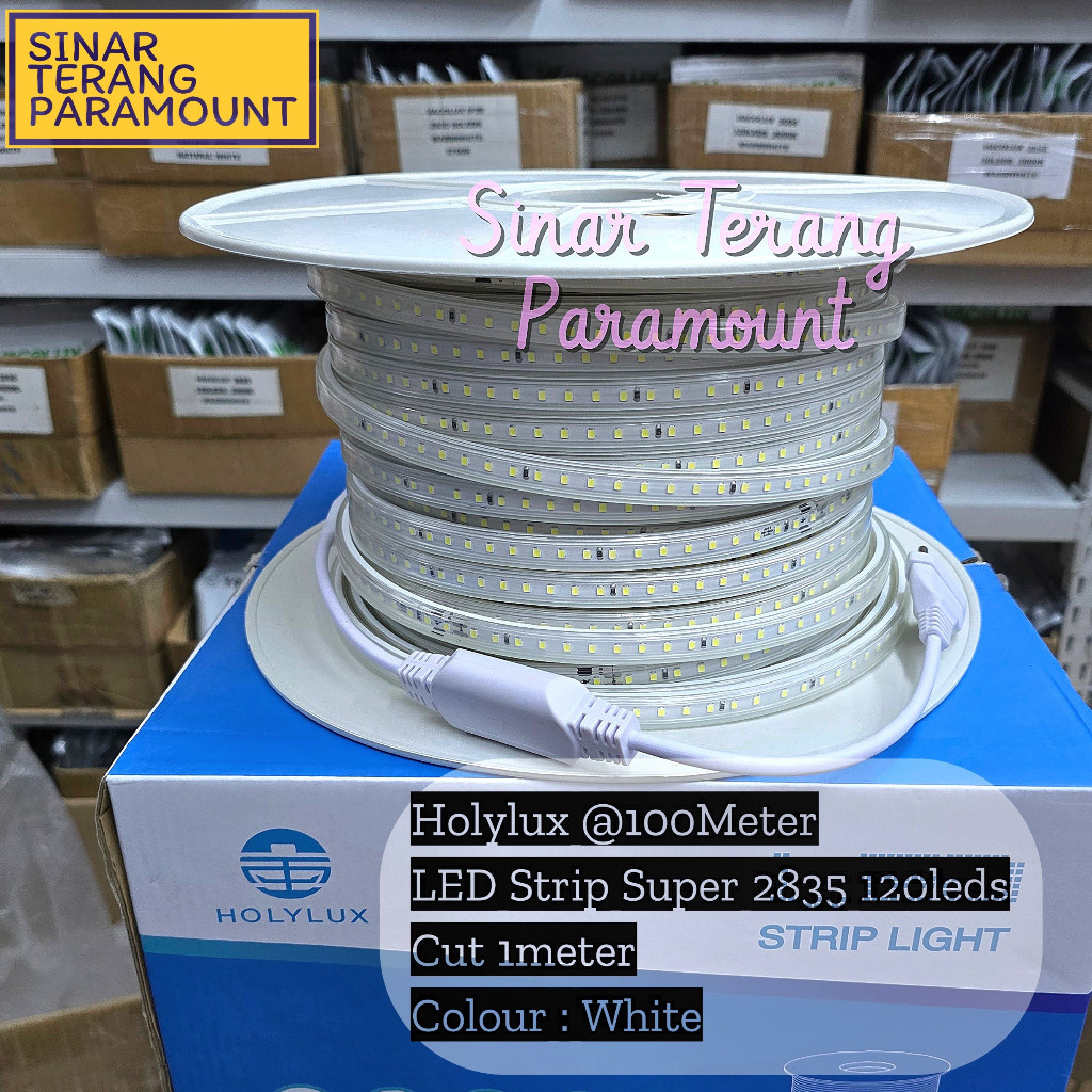 Jual Lampu Selang LED Strip SUPER 2835 120led 120D 20R HOLYLUX Warna ...
