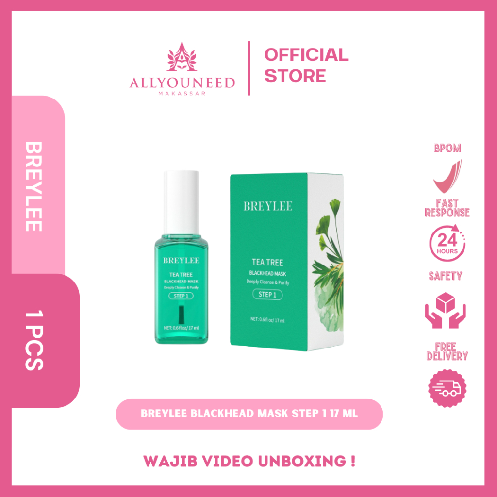 Jual ️AllYouNeed ️ [ORIGINAL 100%] BPOM Breylee blackhead mask step 1 ...