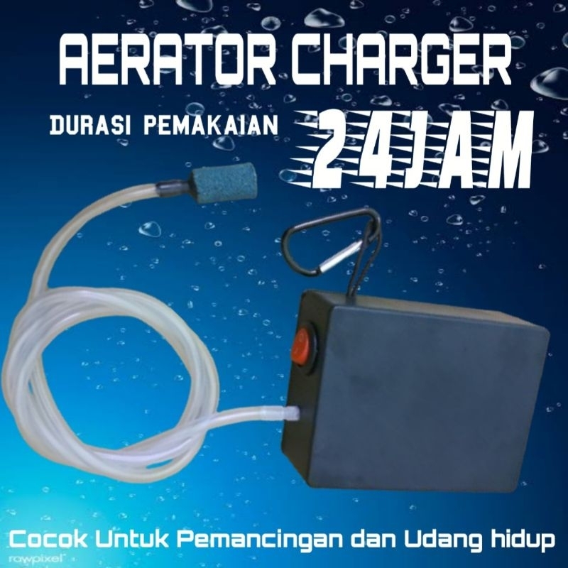 Jual Aerator Bisa di cas Durasi 24jam Udang Hidup dan aquarium | Shopee ...