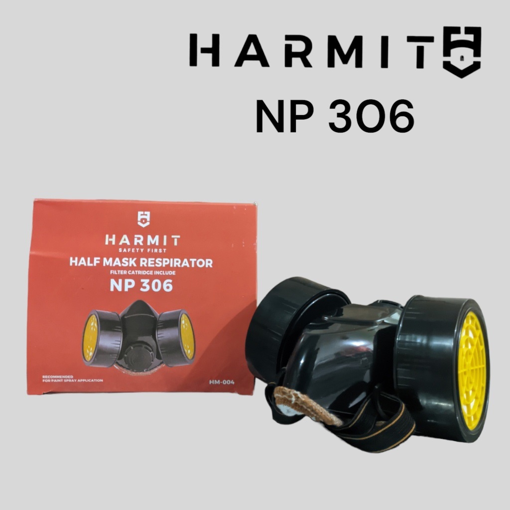 Jual TERMURAH MASKER GAS RESPIRATOR NP 306 HARMIT SAFETY FIRST | Shopee ...