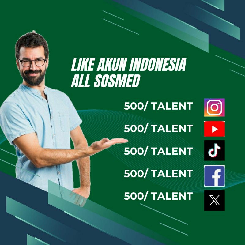 Jual BUZZER (LIKE) ALL SOSIAL MEDIA TALENT INDONESIA | Shopee Indonesia