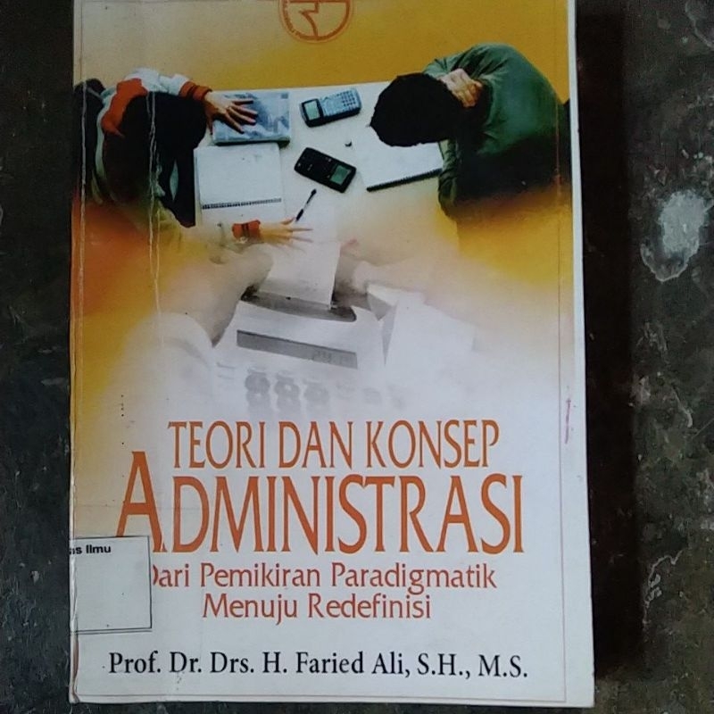 Jual Buku Teori dan Konsep Administrasi dari Pemikiran Paradigmatik ...