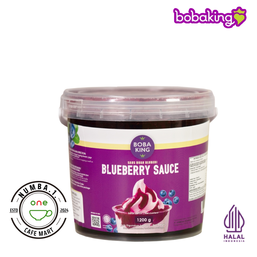 Jual 1.2kg Bobaking Blueberry Sauce (saus bluberi) | Shopee Indonesia
