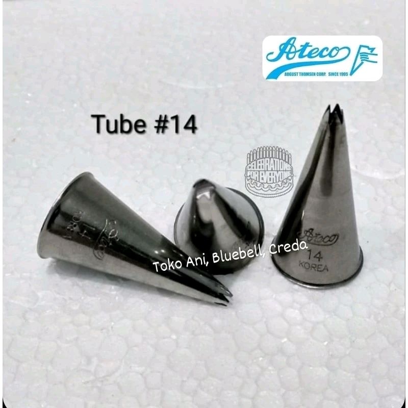 Jual Ateco Standard Open Star Piping Tip #14 / Ateco Spuit Bintang No ...