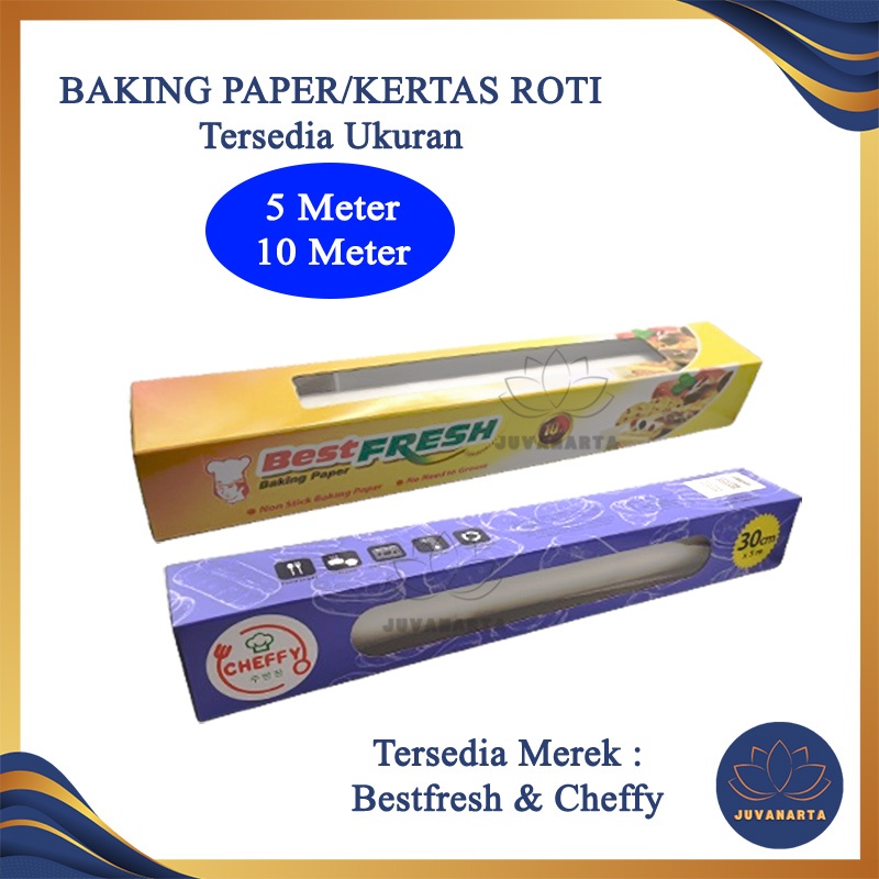 Jual Kertas Roti / Baking Paper Merk Best FRESH ukuran 10 meter & 5 ...