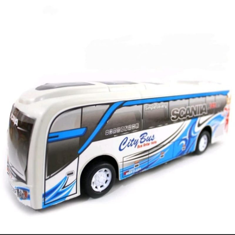 Jual Mainan Mobil Murah City Bus Scania WJS 104 / Bis antar kota ...