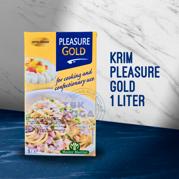 Jual Krim Pleasure Gold ( 1 Liter ) Master Martini UHT Whip Whipping ...