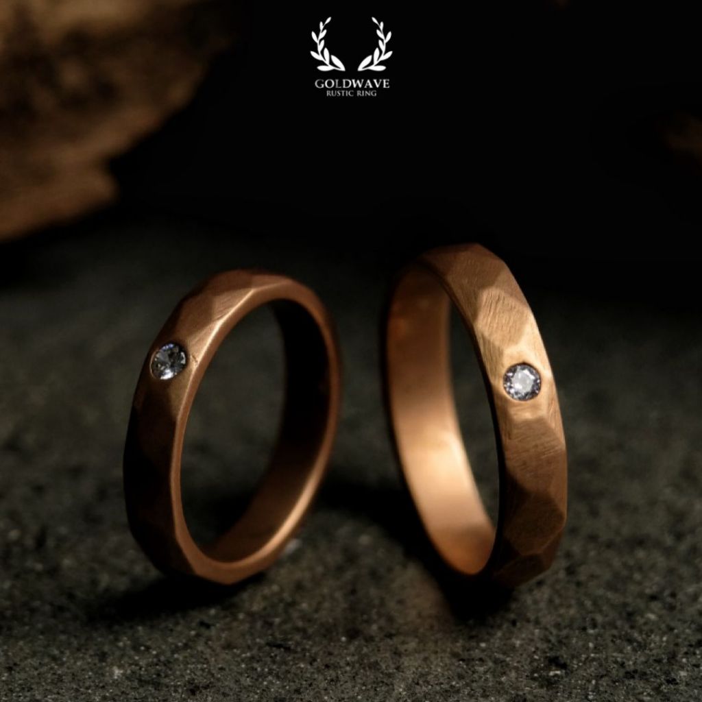 Jual Cincin Kawin Rustic Perak Silver Goldwave Rustic Ring | Shopee ...