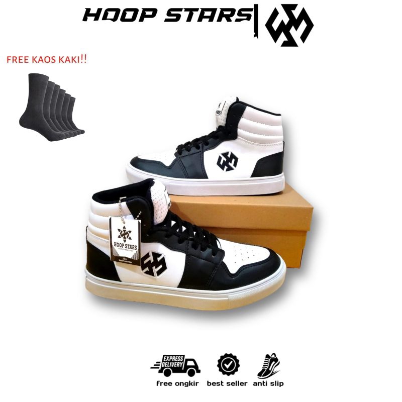 Jual SEPATU CASUAL SNEAKERS TERBARU HOOP STARS PRIA WANITA 2025 SIZE 38 ...