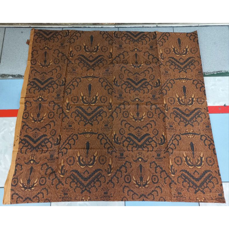 Jual KAIN BATIK SOGAN BAHAN KATUN SOLO MOTIF CLASIC UKURAN PANJANG ...