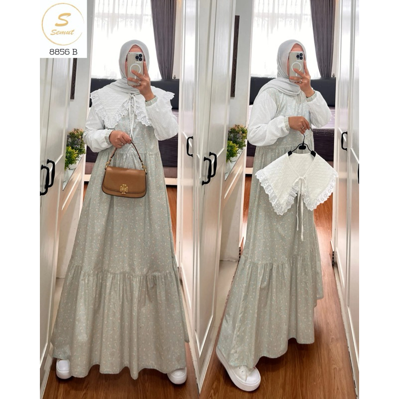 Jual GAMIS SAILOR KOREA MOTIF KATUN JEPANG KOMBINASI BURKAT SYAINA BY ...