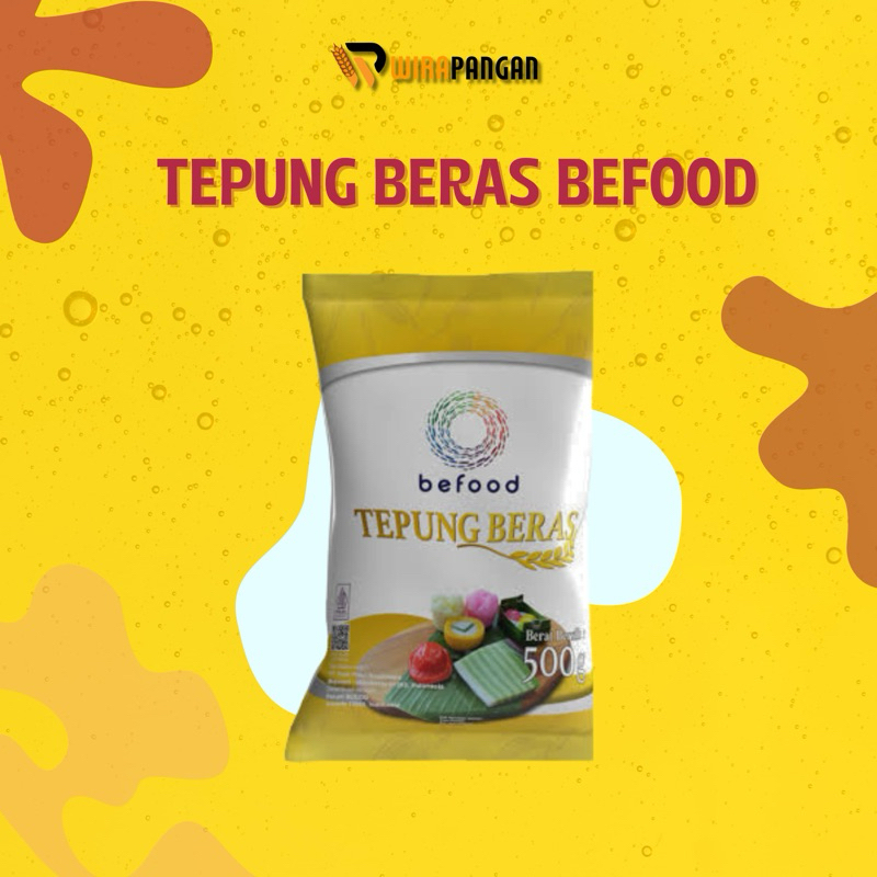 Jual TEPUNG BERAS BEFOOD 500GR | Shopee Indonesia