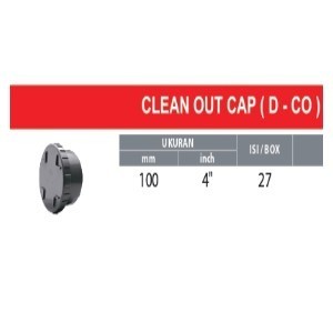 Jual RUCIKA TUTUP SEPTIC TANK / CLEAN OUT CAP PVC 4" (Inch) D | Shopee ...