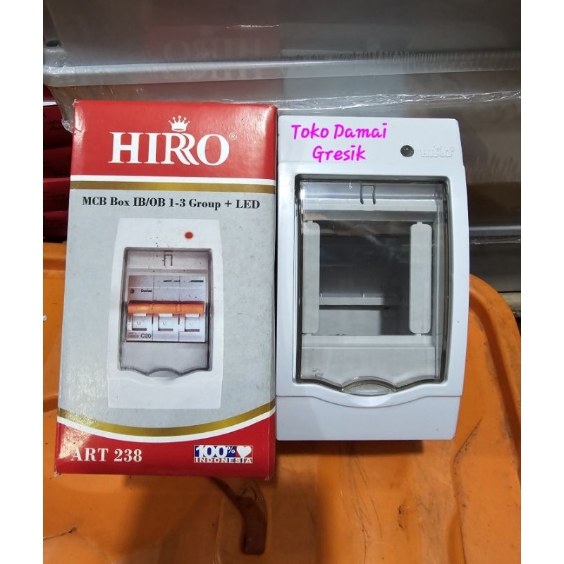 Jual Hiro Box mcb IB OB 1 - 3 Group ART 238 + LAMPU inbow outbow ...