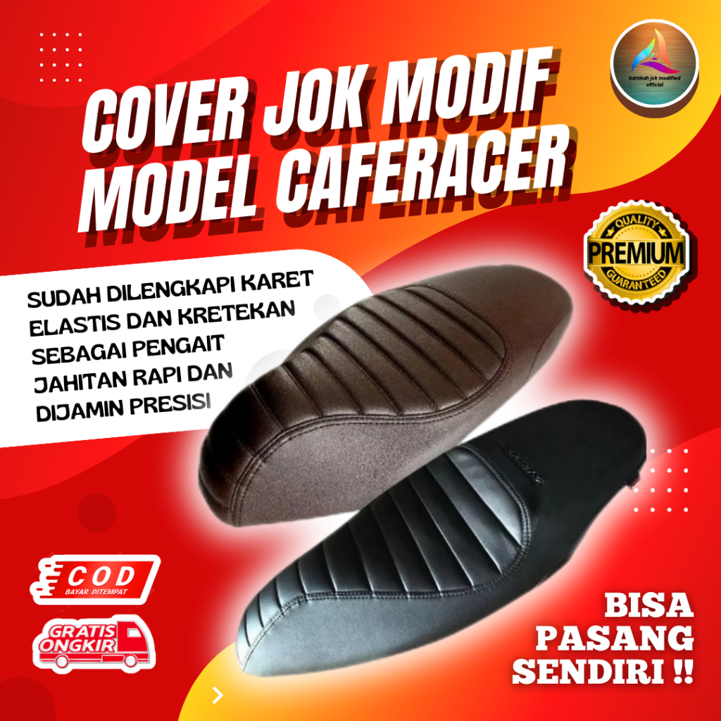 Jual Sarung jok/ cover jok instan premium model CAFERACER |cover jok ...