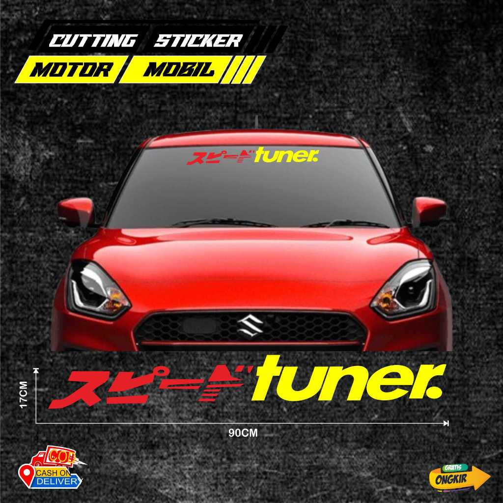 Jual STIKER KACA MOBIL TULISAN JEPANG KANJI TUNER STICKER KACA SEMUA ...