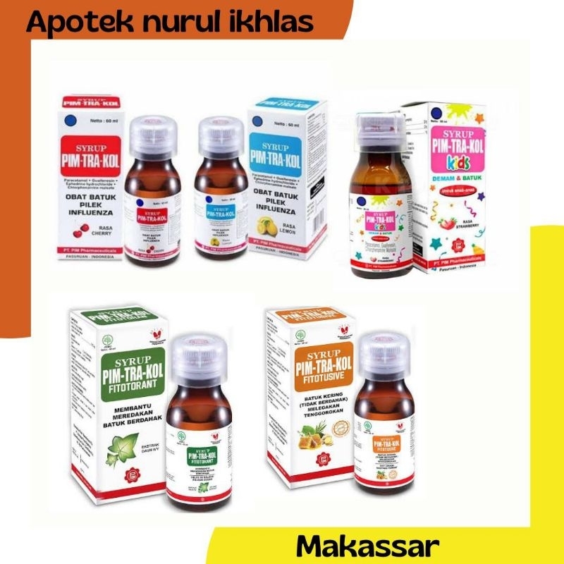 Jual Pimtrakol sirup obat batuk & pilek 60ml | Shopee Indonesia