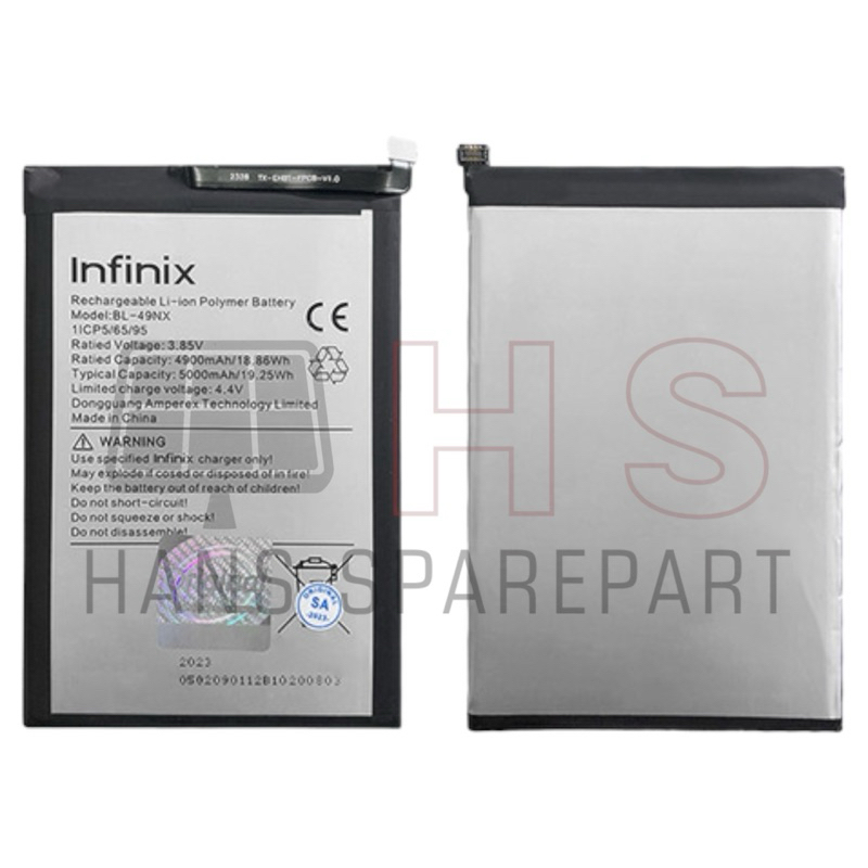 Jual BL-49NX BATERAI INFINIX HOT 40i / X6528B / BL49NX - ORIGINAL ...