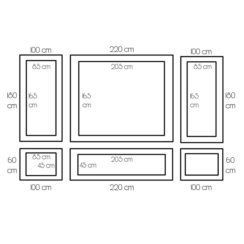 Jual Lis Moulding PVC paket sultan ukuran 3 x 5 meter | Shopee Indonesia