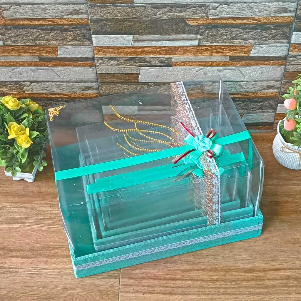 Jual Kotak Seserahan Pernikahan Set Lengkap Isi 4 Box Hantaran Parcel Mika Unik Kekinian ...