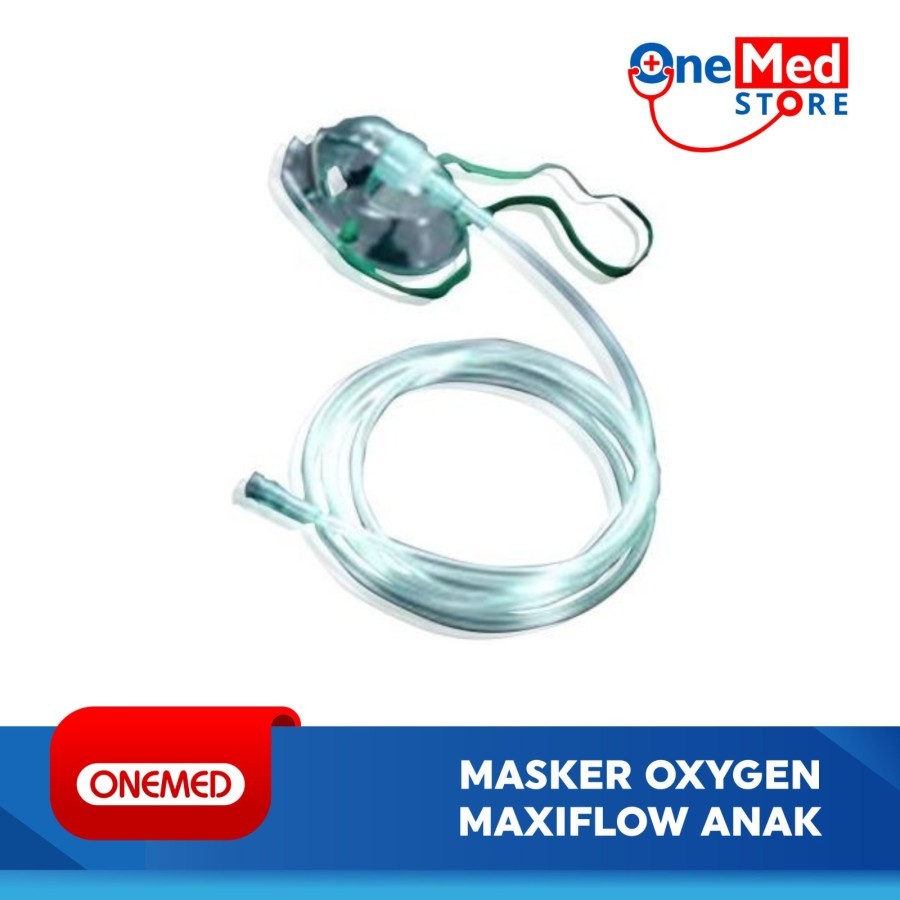 Jual Masker Oksigen Maxiflow OneMed | Shopee Indonesia