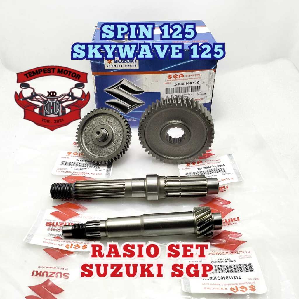 Jual GEAR RASIO SPIN 125 GIGI RASIO SUZUKI SPIN 125R RASIO ORI SPIN 125 ...