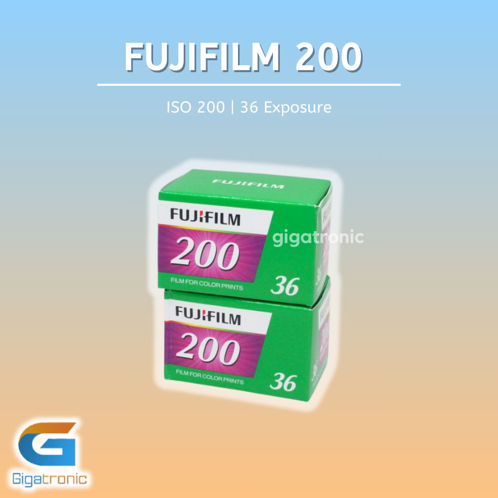 Jual Fujifilm 200 Color Negative Film 35mm 36 Exposure / Roll Film 135/ ...