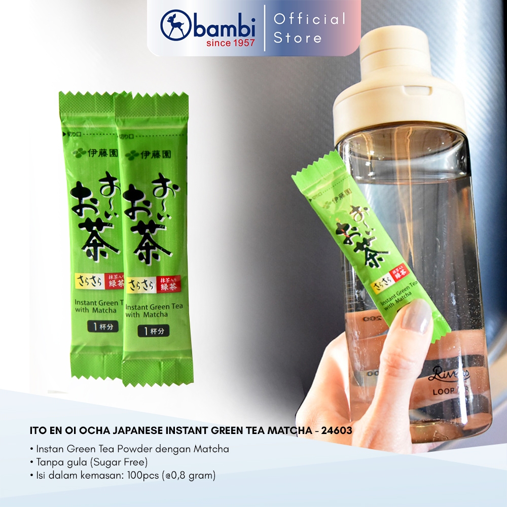 Jual Teh Hijau Ito En Oi Ocha Japanese Instant Green Tea Matcha Original Japan isi 10 Sachet ...